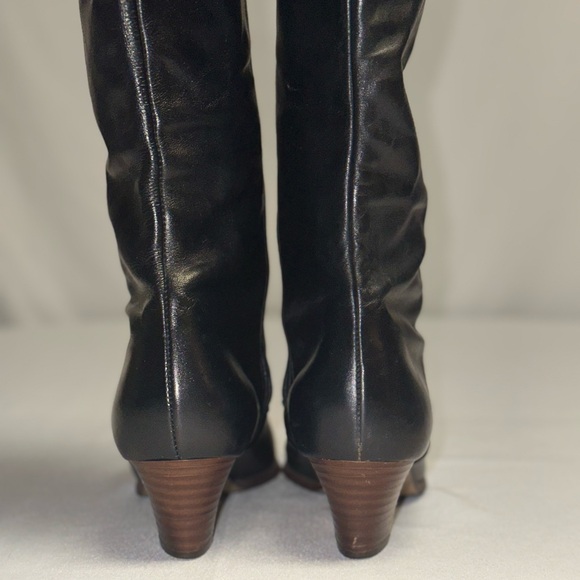 Cobbies | Shoes | Cobbies Vintage 97s Size 75w Tall Black Leather Boots ...